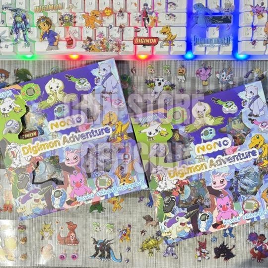 Jual [RF] Sticker Nono Digimon Momo Stiker Lucu Viral Aesthetic Isi 100 ...