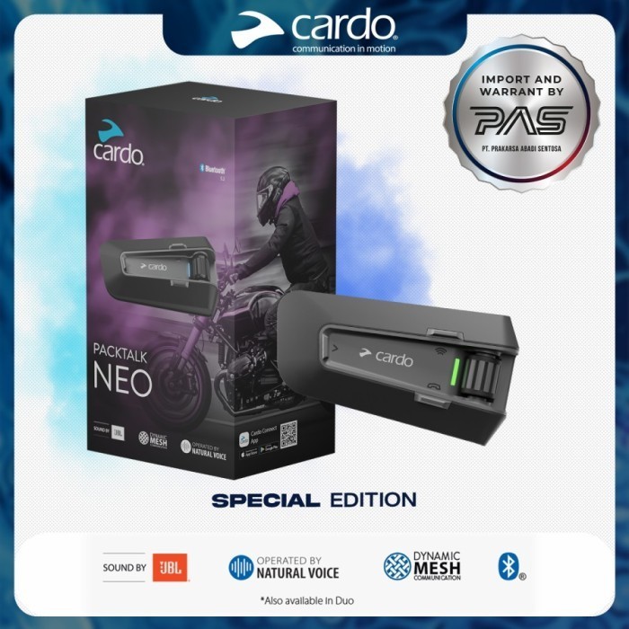 Jual Aksesoris Helm - Cardo Packtalk Special Edition Single Pack ...