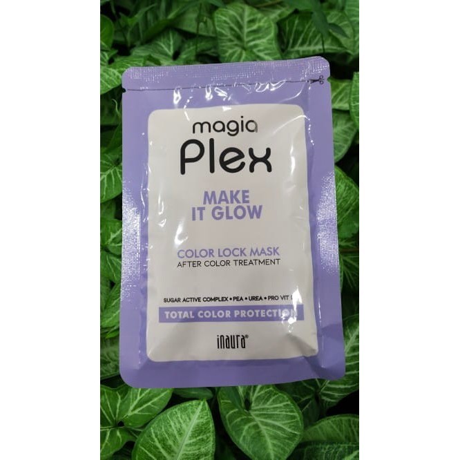 Jual INAURA MAGIA PLEX MAKE IT GLOW LOCK MASK SACHET | Shopee Indonesia