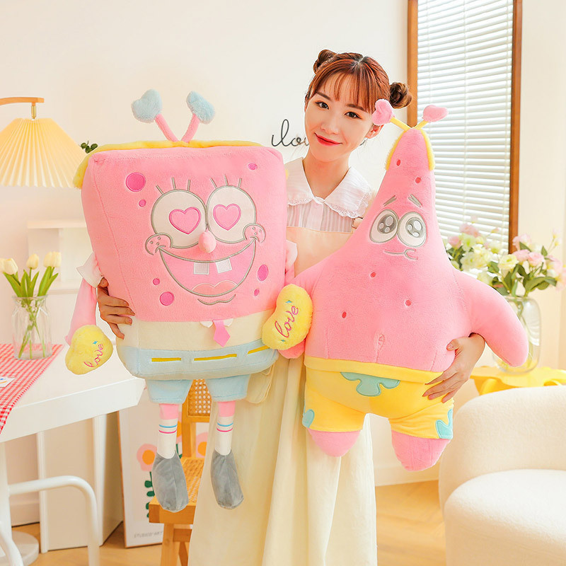 Jual 50cm Spongebob Squarepants Patrick Eugene H. Krabs Gary Plush Doll ...