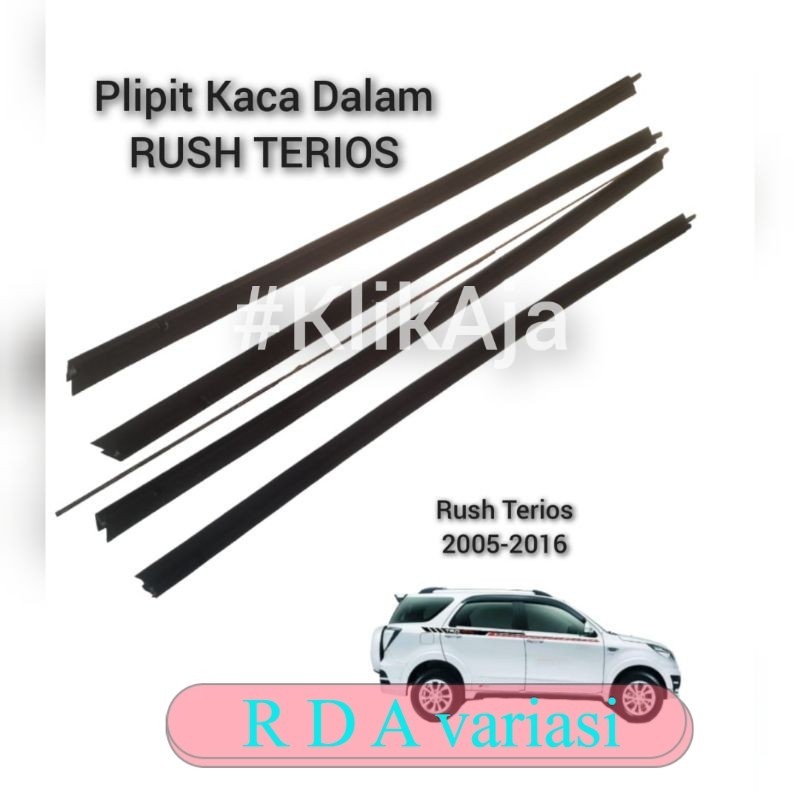Jual Pelipit Kaca/Water strip Bagian Dalam Mobil Rush Terios Lama 2005 ...