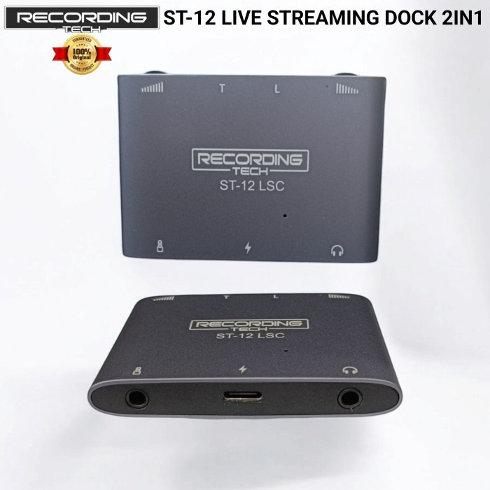 Jual Recording Tech ST-12 LSC Live Streaming Dock 2in1 Original ...