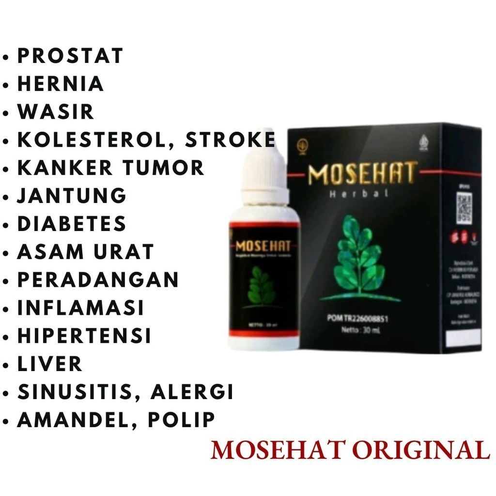 Jual Mosehat Jamu Obat Tetes Menjaga Kesehatan Prostat Hernia Wasir ...