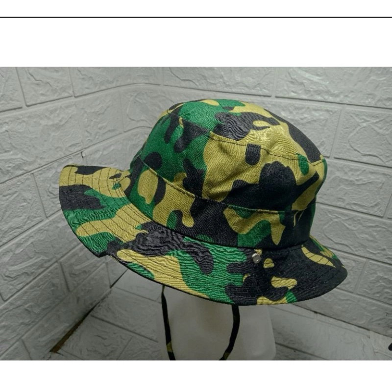 Jual topi bucket rimba motif doreng / topi outdor gunung | Shopee Indonesia