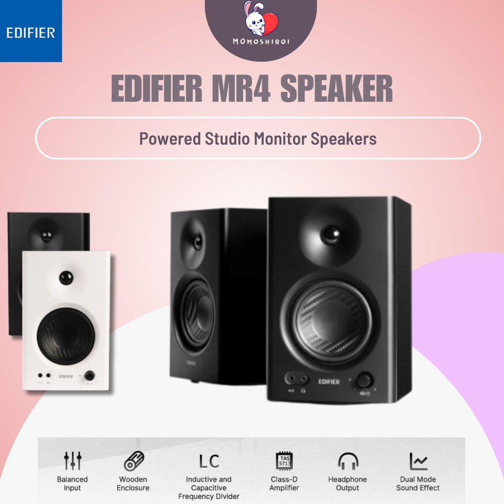 Jual EDIFIER MR 4 Powered Studio Monitor Active Speaker MR4 | Shopee ...