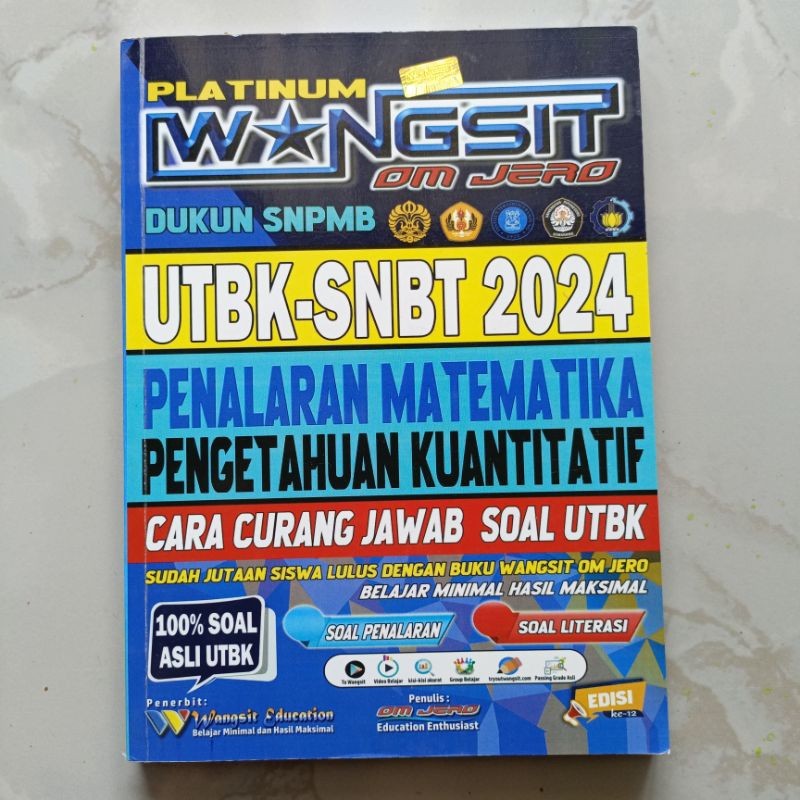 Jual BUKU WANGSIT UTBK SNBT 2024 DUKUN SNPMB PLATINUM OM JERO - Cover Biru | Shopee Indonesia