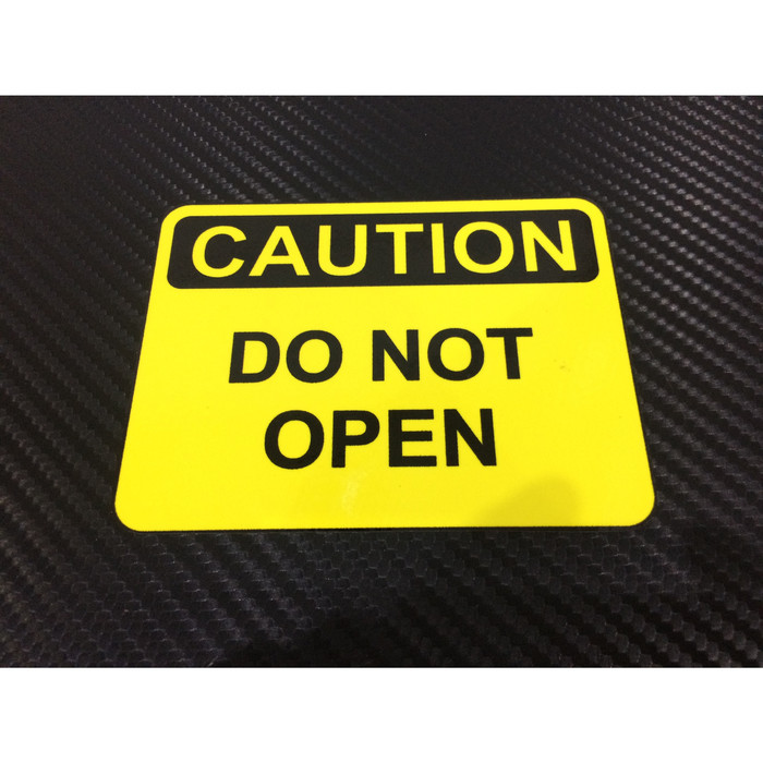 Jual STICKER CAUTION DO NOT OPEN #S0151 | Shopee Indonesia