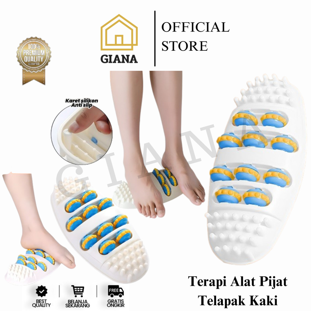 Jual GIA Alat Terapi Kaki Pijakan Alas Kaki Alat Pijat Telapak Kaki Pijit Refleksi Akupuntur Rol ...