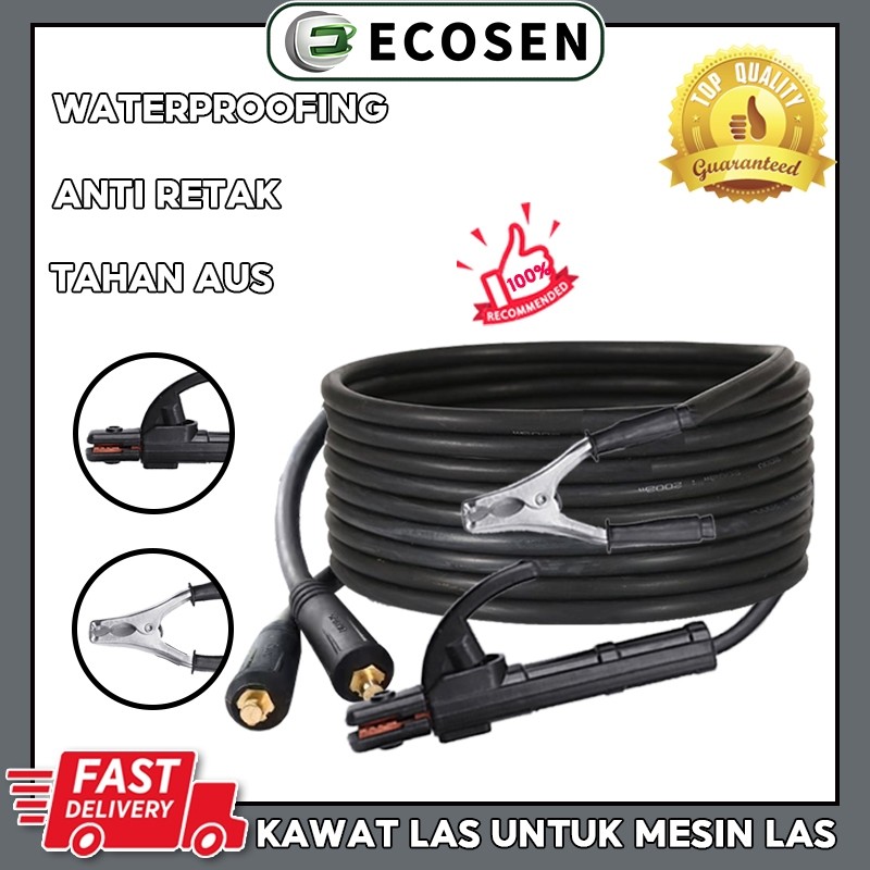 Jual GR46YH ECOSEN Welding Cable Set 2/3/5/10 meter/Kabel las set /Tang ...