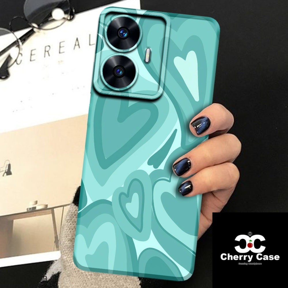 Jual QW23 Casing Handphone Motif Love - REALME C55 - Casing Hp Terbaru ...
