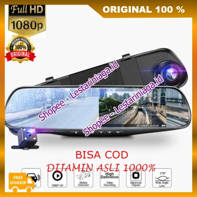 Jual Dashcam HD Kamera Mobil Kaca Spion 2 Kamera Mobil Aman Dan Tetep ...