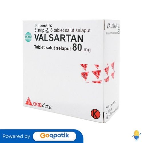 Jual Valsartan Ogb Dexa Medica 80 Mg Box 30 Tablet / Hipertensi ...
