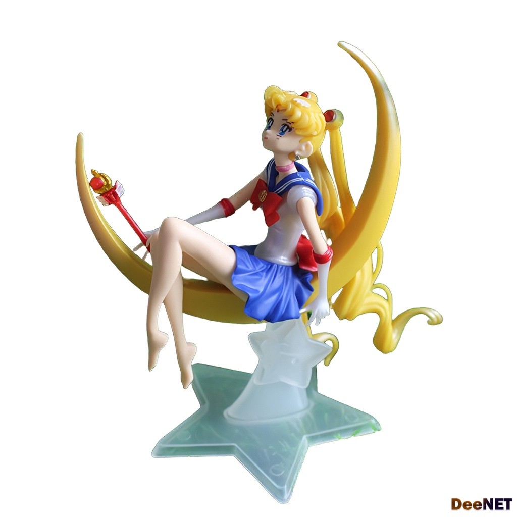 Jual Usagi Tsukino Sitting Star Sailor Moon 15cm Action Figure D-SCD024 ...