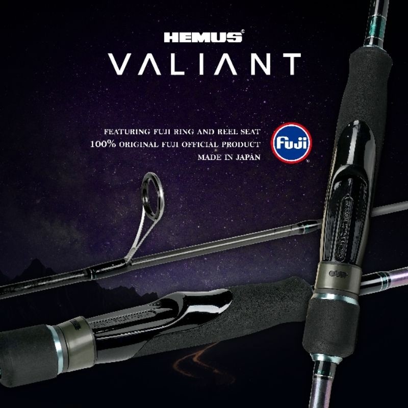 Jual Joran Spinning Hemus VALIANT Gen 2- Ring dan Reel Seat FUJI ...