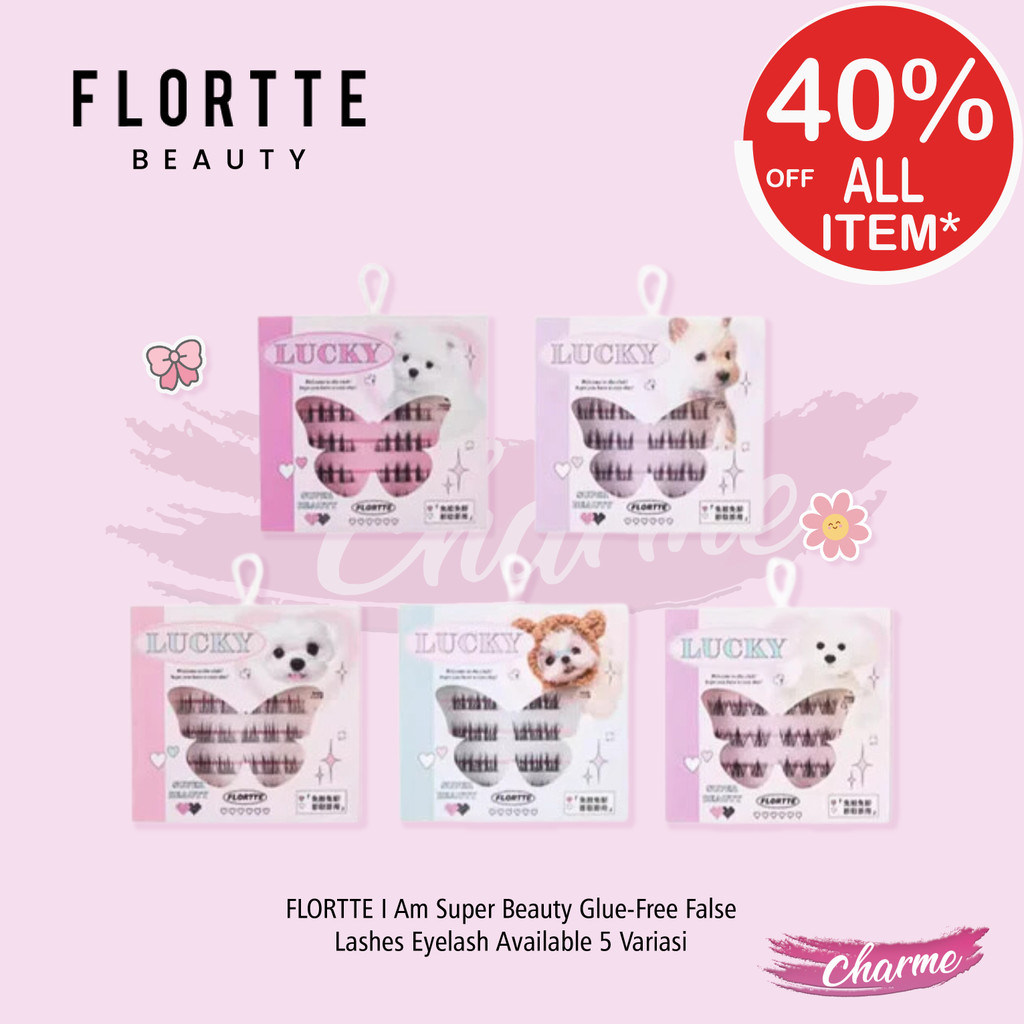 Jual (READY & ORI) FLORTTE I Am Super Beauty Glue-Free False Lashes ...