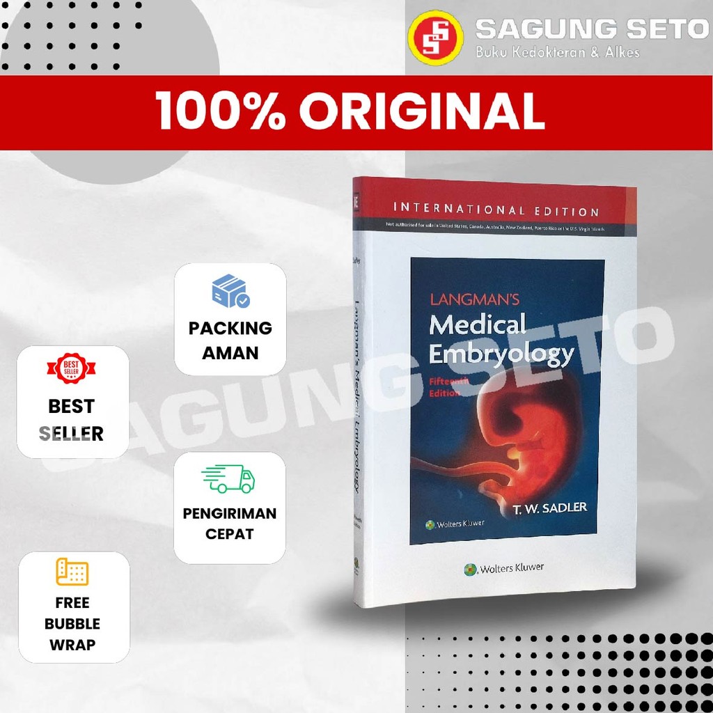 Jual LANGMAN MEDICAL EMBRYOLOGY 15ED INTERNATIONAL EDITION (9781975180010) | Shopee Indonesia