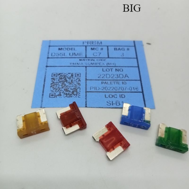 Jual FUSE SIKRING MINI PENDEK 5A 7,5A 10A 15A 20A MOBIL HONDA JAZZ ...