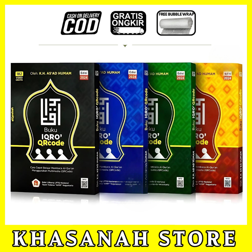 Jual Buku Iqro Milenial Qr Code Full Colour Multiwarna Edisi 2024 Buku ...