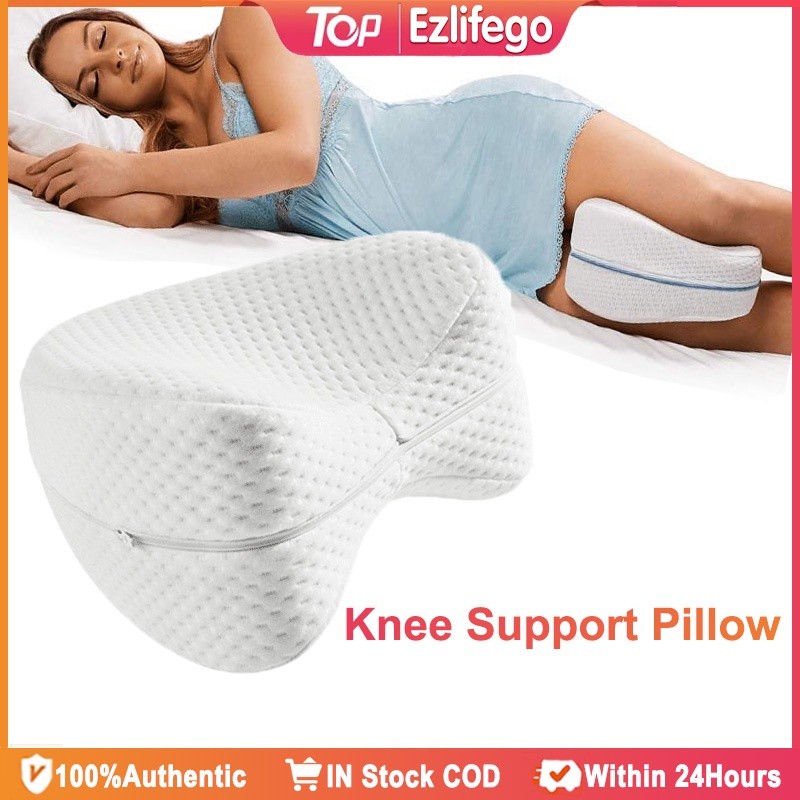 Jual Leg Pillow Memory Foam Cushion Orthopedic Knee Support Pillow for ...
