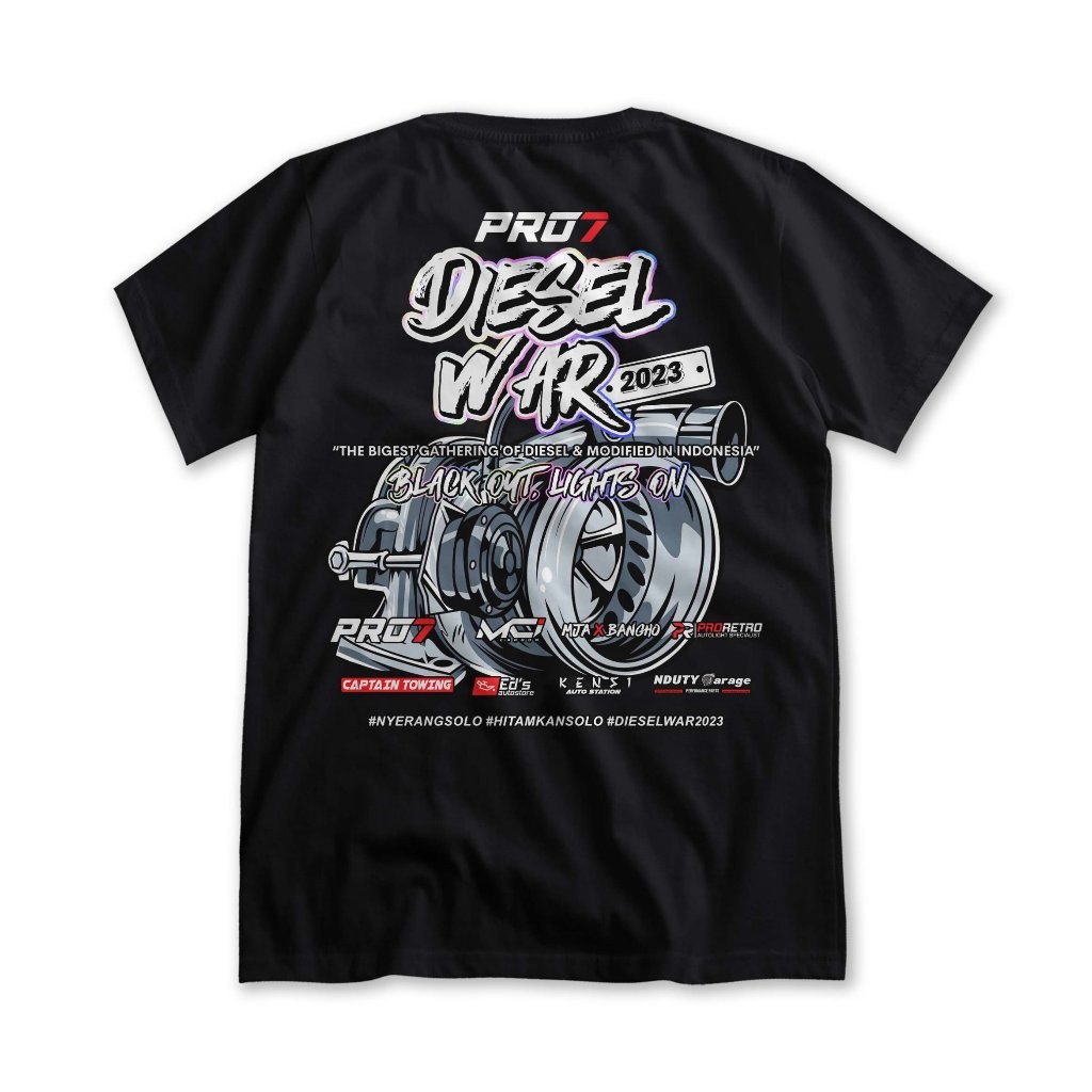 Jual Kaos Diesel War Pro7 2023 Event Solo Innova Diesel Power Baju ...