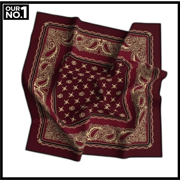 Jual one clik-Syal bandana motif Batik merah - slayer multifungsi ...
