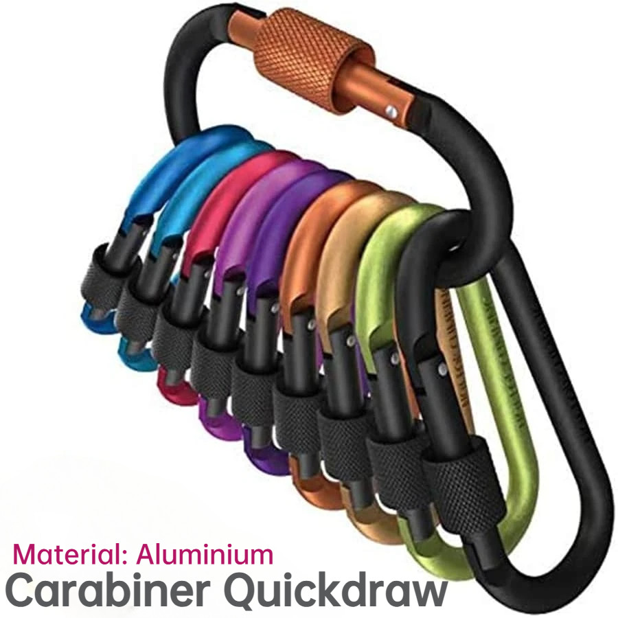 Jual LIXADA Carabiner Gantungan Tas Aluminium Quickdraw Karabiner Type ...