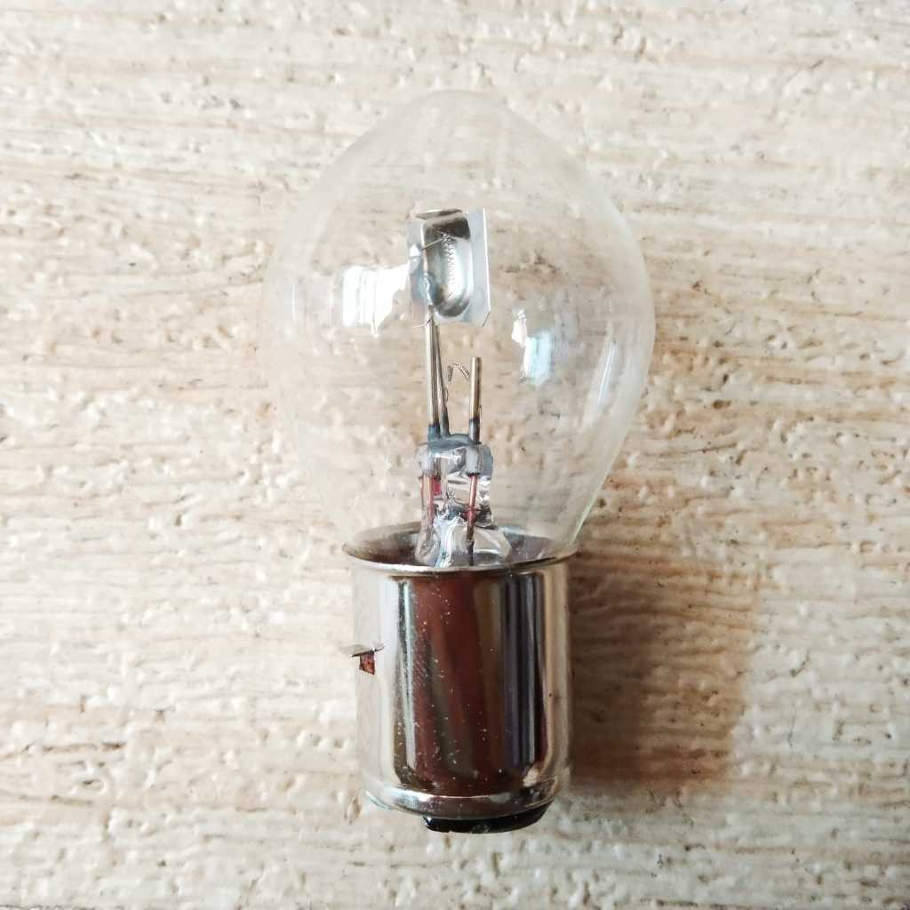 Jual NOS/BOHLAM LAMPU MOTOR DEPAN 6V 15/15W VESPA SILEA | Shopee Indonesia