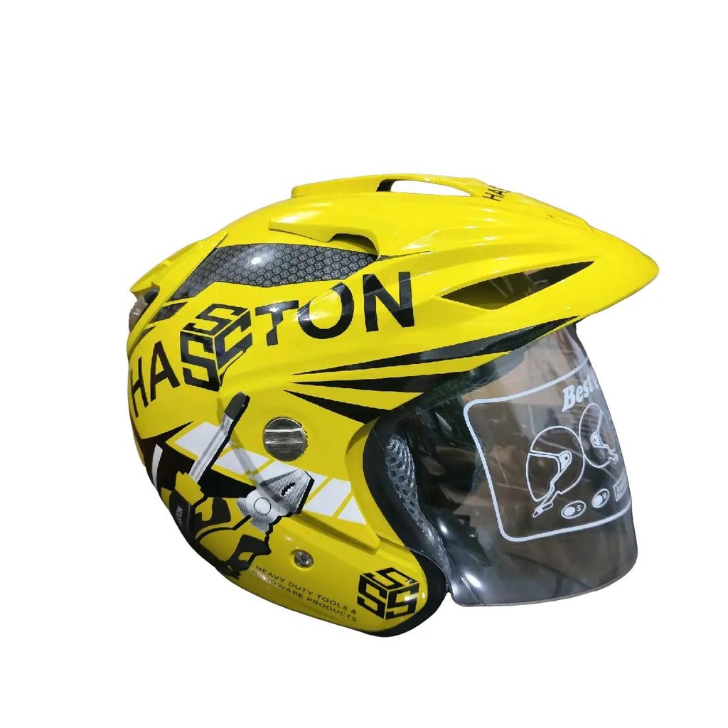 Jual HELM HALF FACE TEKIRO RYU HASSTON KENMASTER SNI PROMOSI | Shopee ...