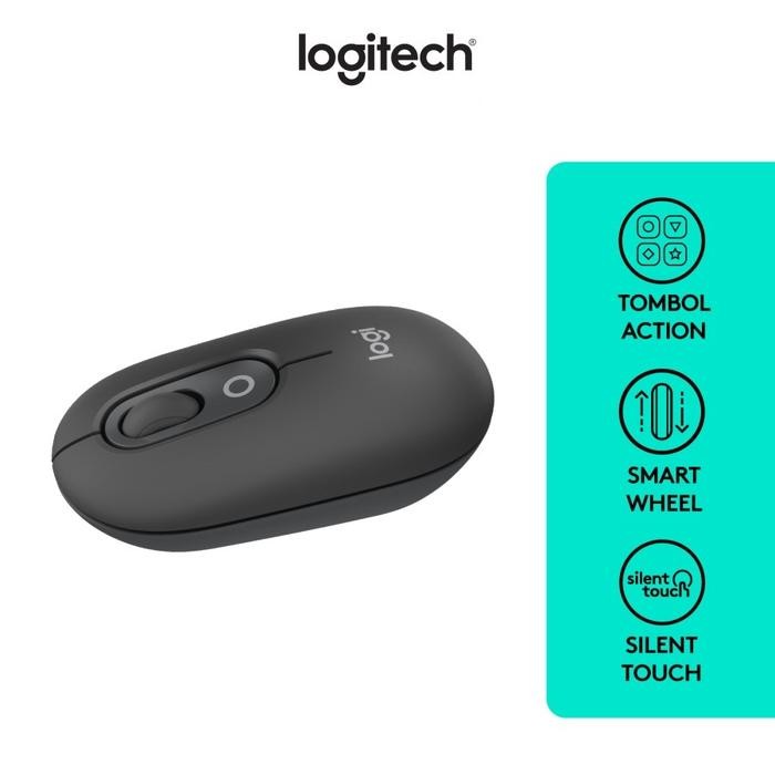 Jual Logitech POP ICON MOUSE Wireless Bluetooth Easy-Switch 3 Perangkat ...