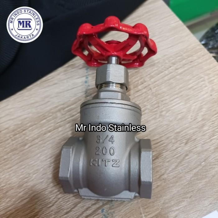 Jual Gate Valve Kitz Stainless SS304 3/4" Inch / Gate Valve SS304 Kitz ...