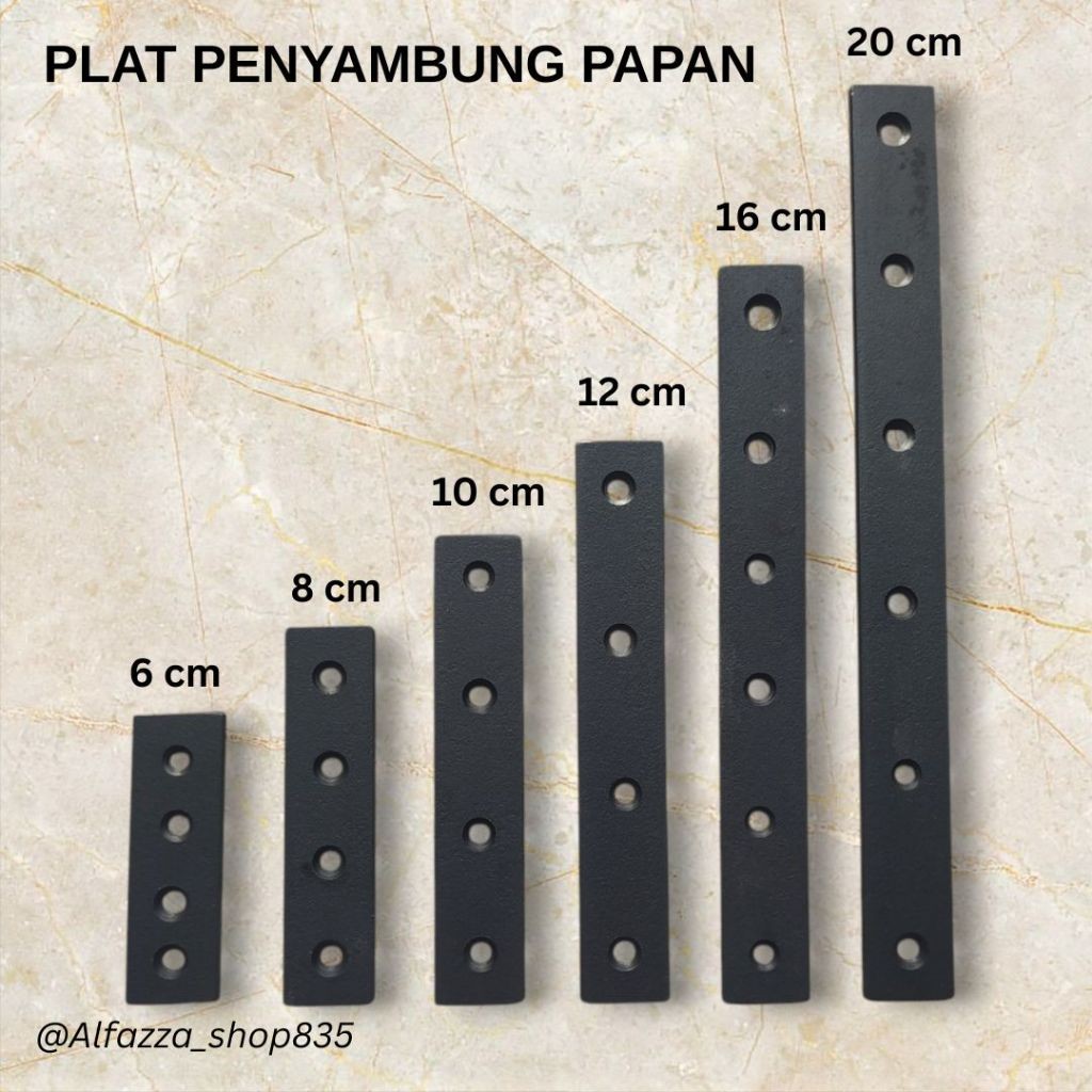 Jual Plat Penyambung Papan Ambalan Kayu Serbaguna Besi Hitam | Shopee ...