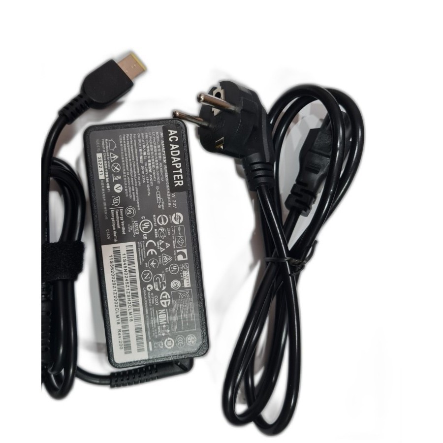 Jual Charger Thinkpad T450 t540P X270 L440 X250 X240 ADLX65NLC2A 20V 3 ...