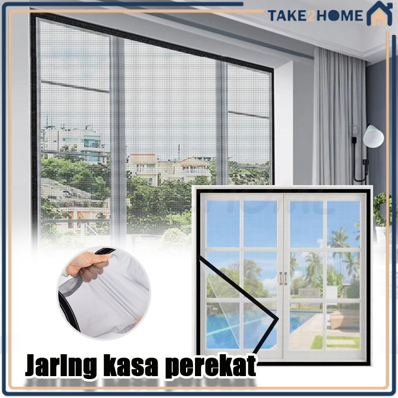 Jual Jaring Kasa Anti Nyamuk/Tirai jendela anti nyamuk Kecoa Layar ...