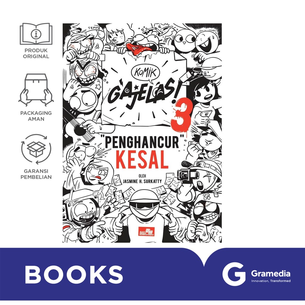 Jual Komik Ga Jelas Vol. 03 - Edisi Revisi (Jasmine H. Surkatty ...