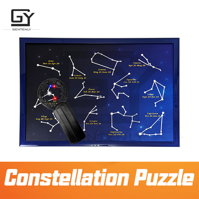 Jual Escape Room Props Constellation Puzzle 12 Star Signs Zodiac Game ...