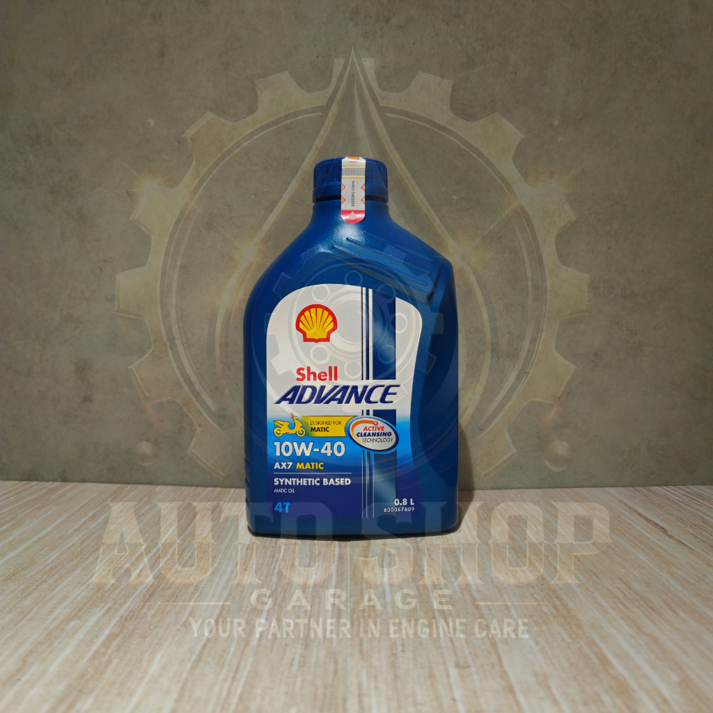 Jual Oli Mesin Shell Advance AX7 Scooter Matic 10w-40 0.8 Liter ...