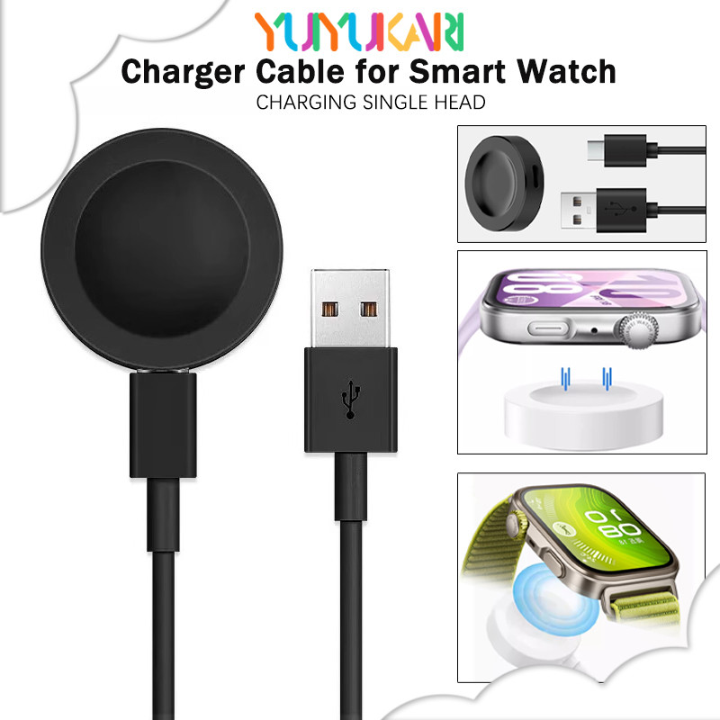 Jual Charging Single Head + Charger Cable for Jam Tangan Smartwatch ...
