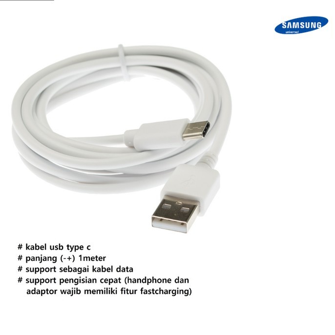 Jual Usb type C kabel charger samsung M40 (SM-M405F/SM-M405G) | Shopee ...