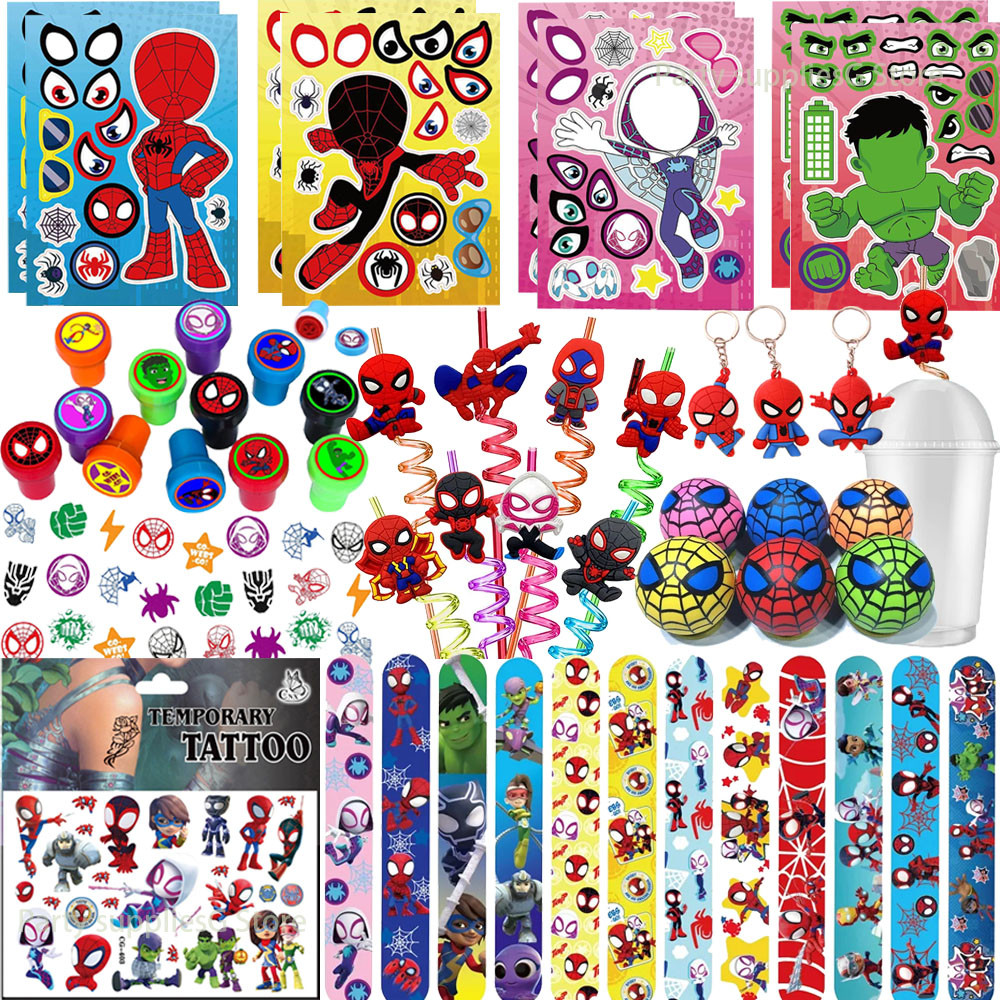 Jual Spidey and His Amazing Friends Stampers Stickers for Kids Favor ...