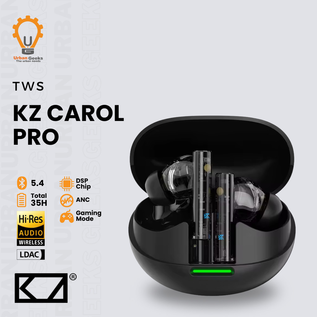 Jual Knowledge Zenith KZ Carol Pro Bluetooth Earphone TWS Bluetooth 5.4 ...