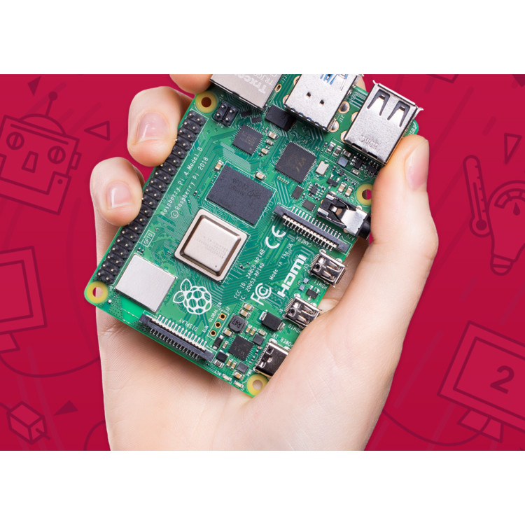 Jual Raspberry Pi 4 Model B Starter Kit Pi 4B Board RAM1GB 2GB 4GB 8GB ...