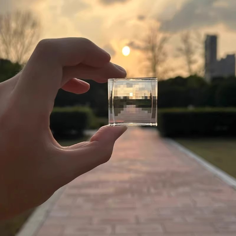 Jual Minecraft Pixelated Transparent Block Toys Pixel Filter Key Chains ...
