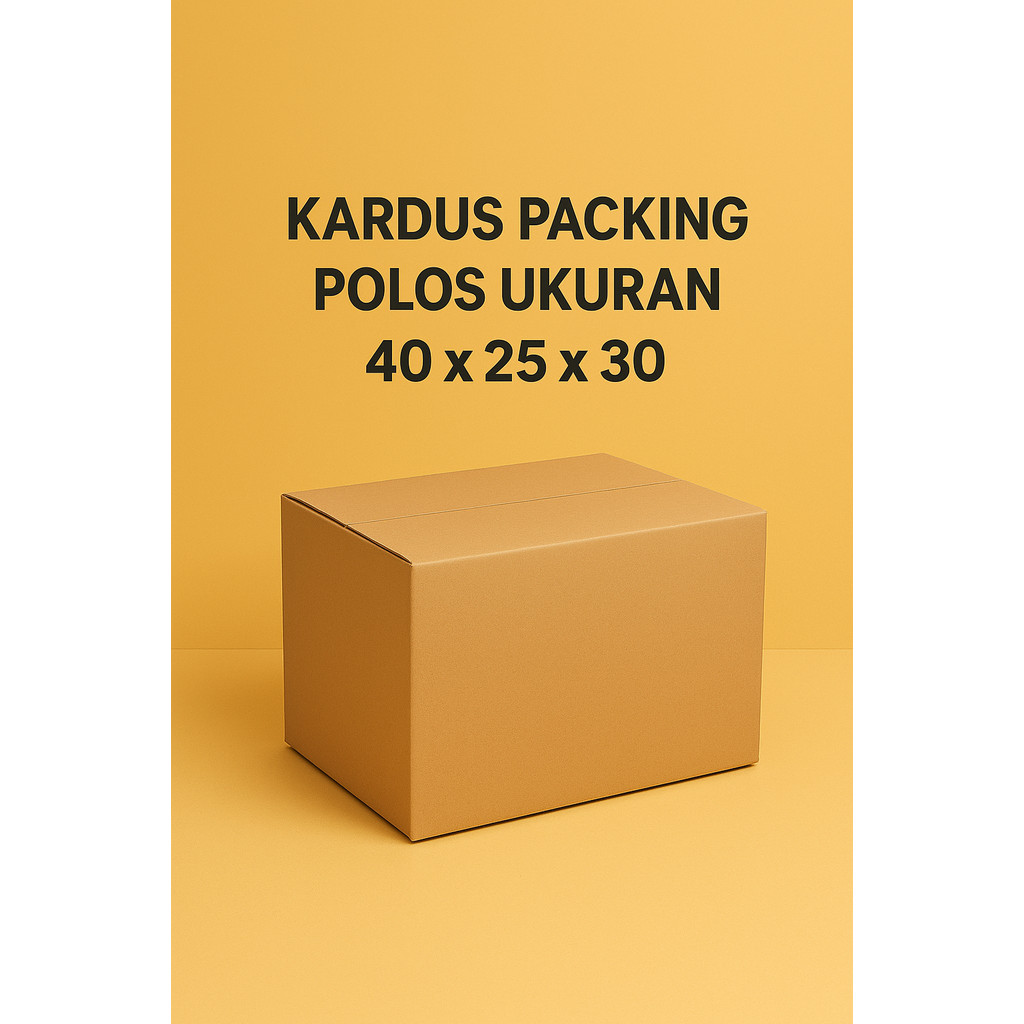 Jual Kardus Karton Box Besar 40x25x30 CM Kotak Dus Packing Jumbo Kokoh ...