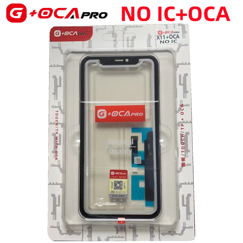 Jual 3pcs G+OCAPRO NO IC Short flex Touch Digitizer Sensor Glass with ...