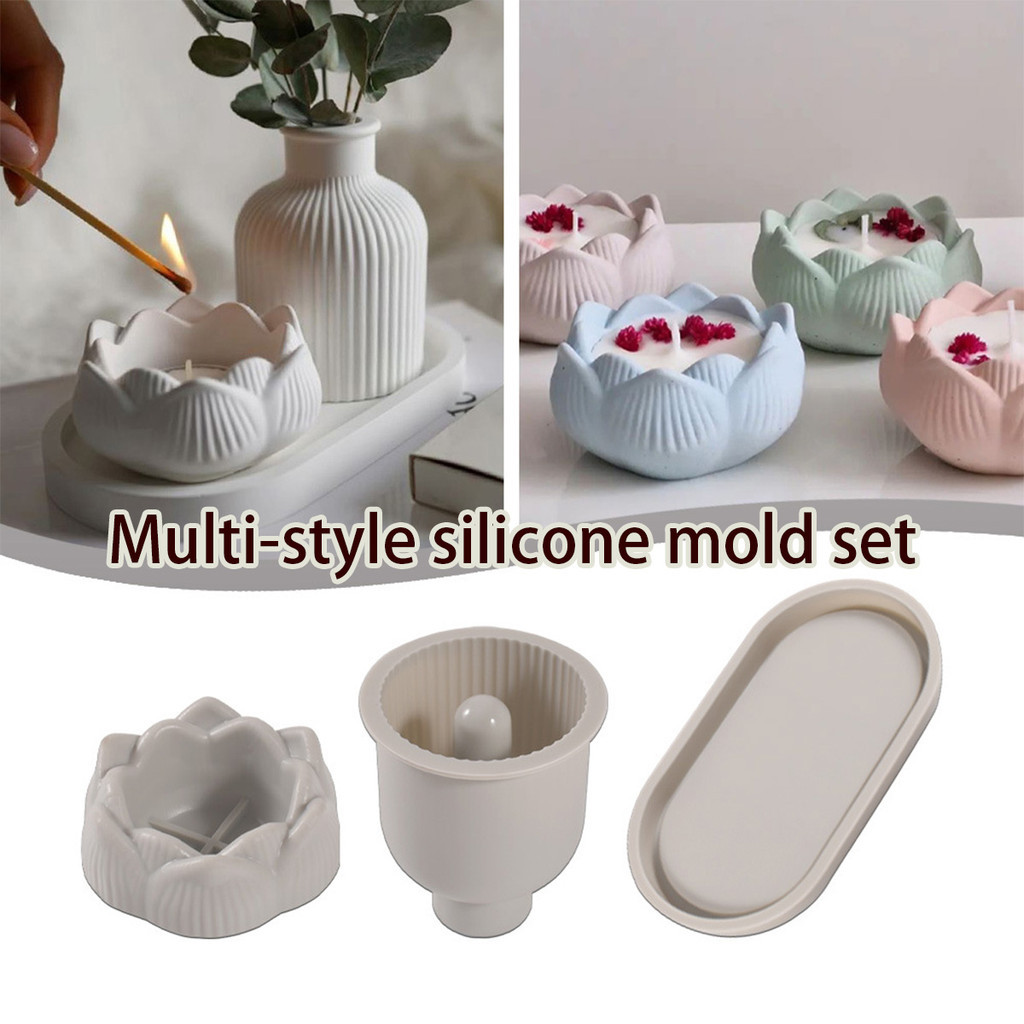 Jual "Cetakan coaster silikon Vas Bunga Pot Tanaman Tumbuhan DIY Flower ...
