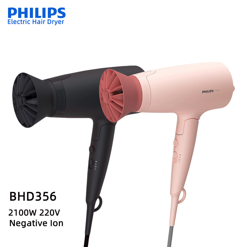 Jual Philips BHD356/35 Ionic Hair Dryer 220V 2100W High Power Foldable ...