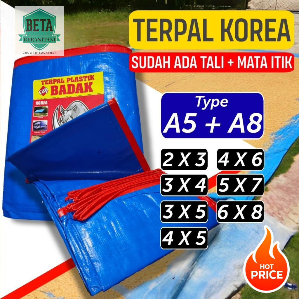 Jual Terpal Plastik Korea/Terpal Lembaran A5 dan A8 Berbagai Macam ...