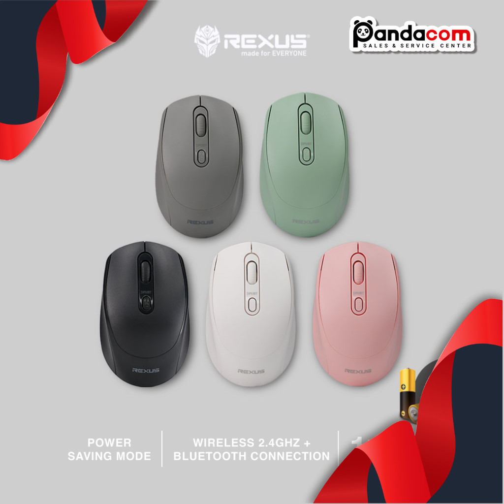 Jual Rexus Mouse Wireless Office Q35 Silent Click | Shopee Indonesia