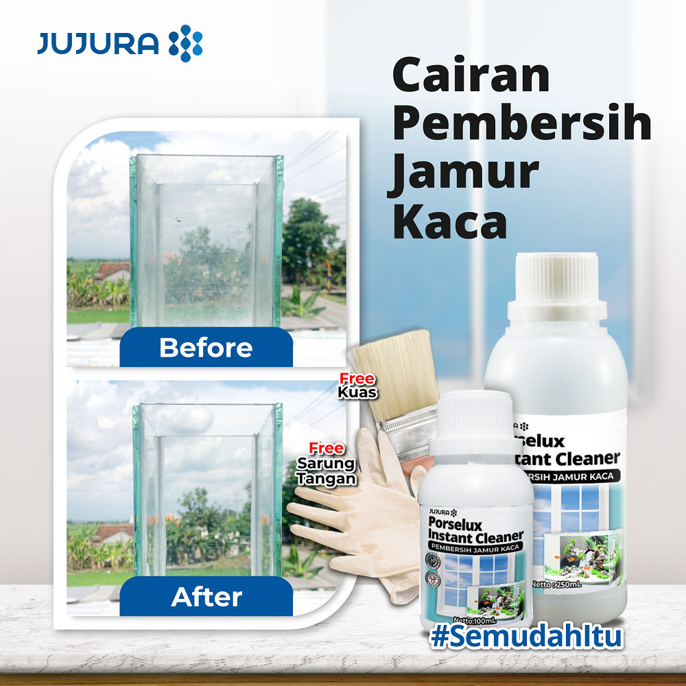 Jual Porselux Pembersih Jamur Kaca Kerak Air Akuarium Cermin Jendela ...