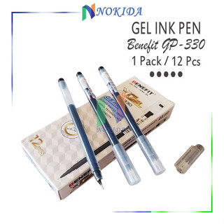 Jual Nokida Balpen X Gel Benefit GP-330 / Pulpen Jel 1 Pak / Ballpoint ...